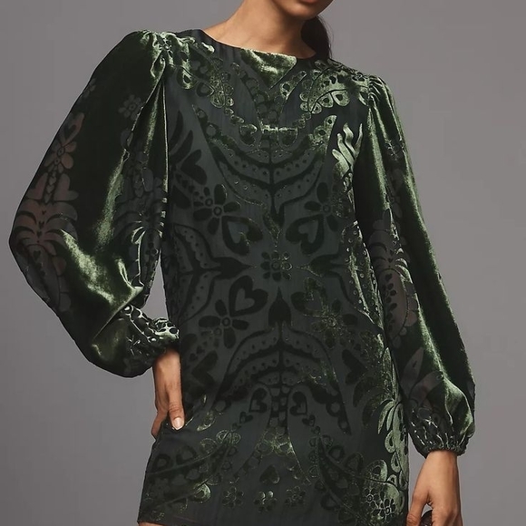FARM Rio | Dresses | Farm Rio Velvet Burnout Mini | Poshmark
